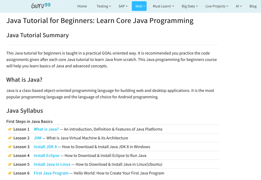 How To Learn Java: Best Java Tutorials and Resources | Kambu